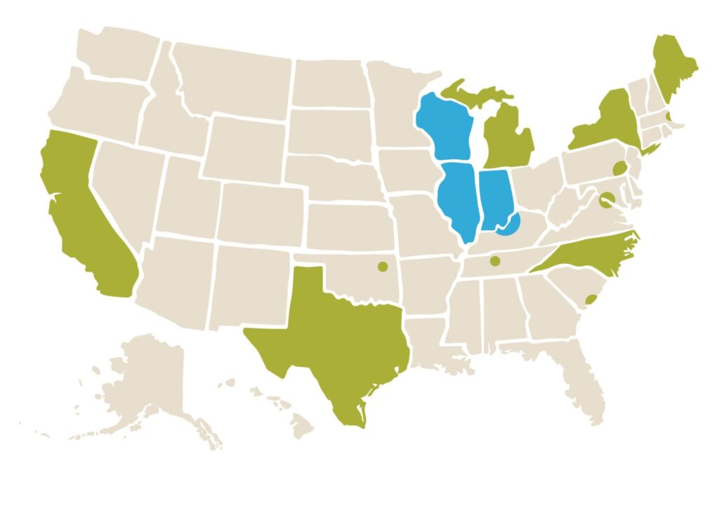 distributionmap - Upland Brewing Co