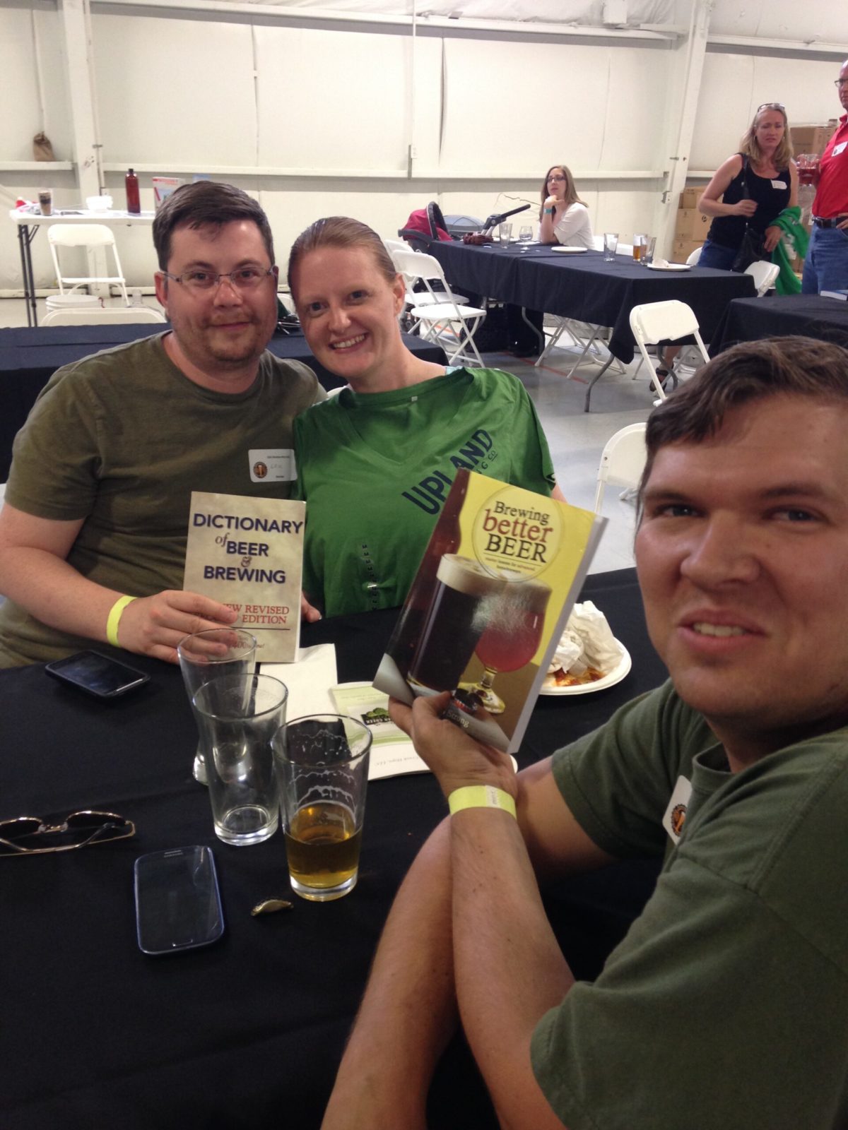happy raffle winners - Upland Brewing Co