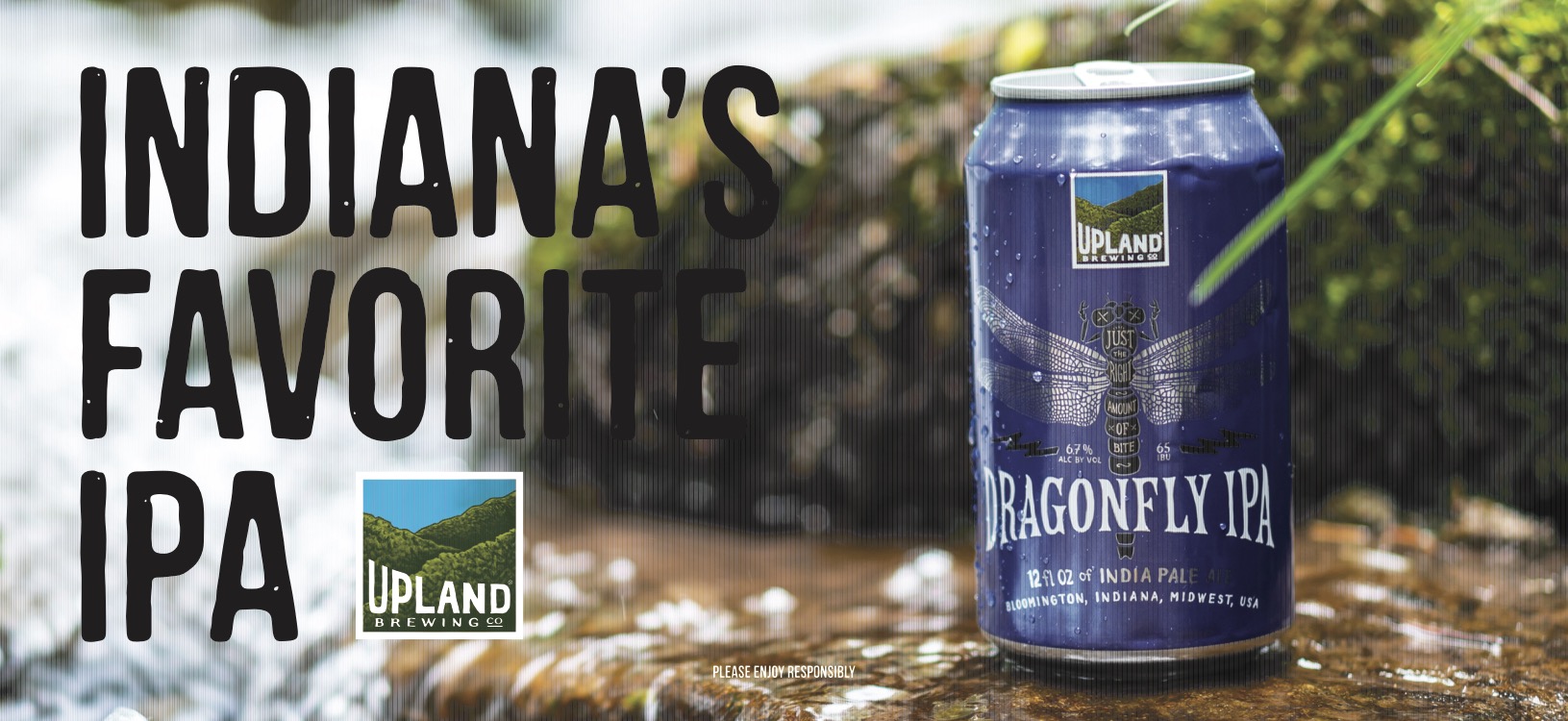 Indiana's Favorite IPA - Dragonfly IPA - Upland Brewing Co